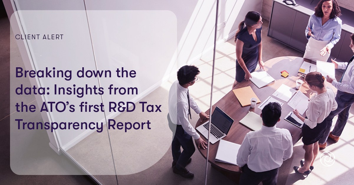 Breaking down the data: Insights from the ATO's first R&D Tax ...