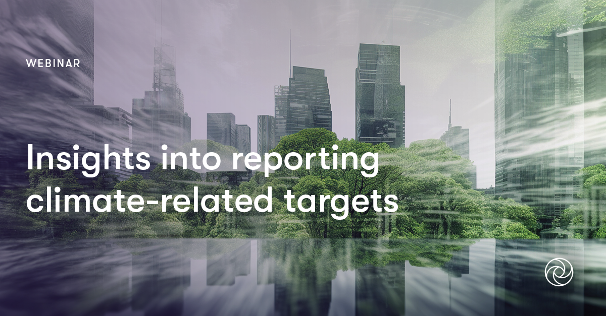 Insights into reporting climate-related targets | Grant Thornton