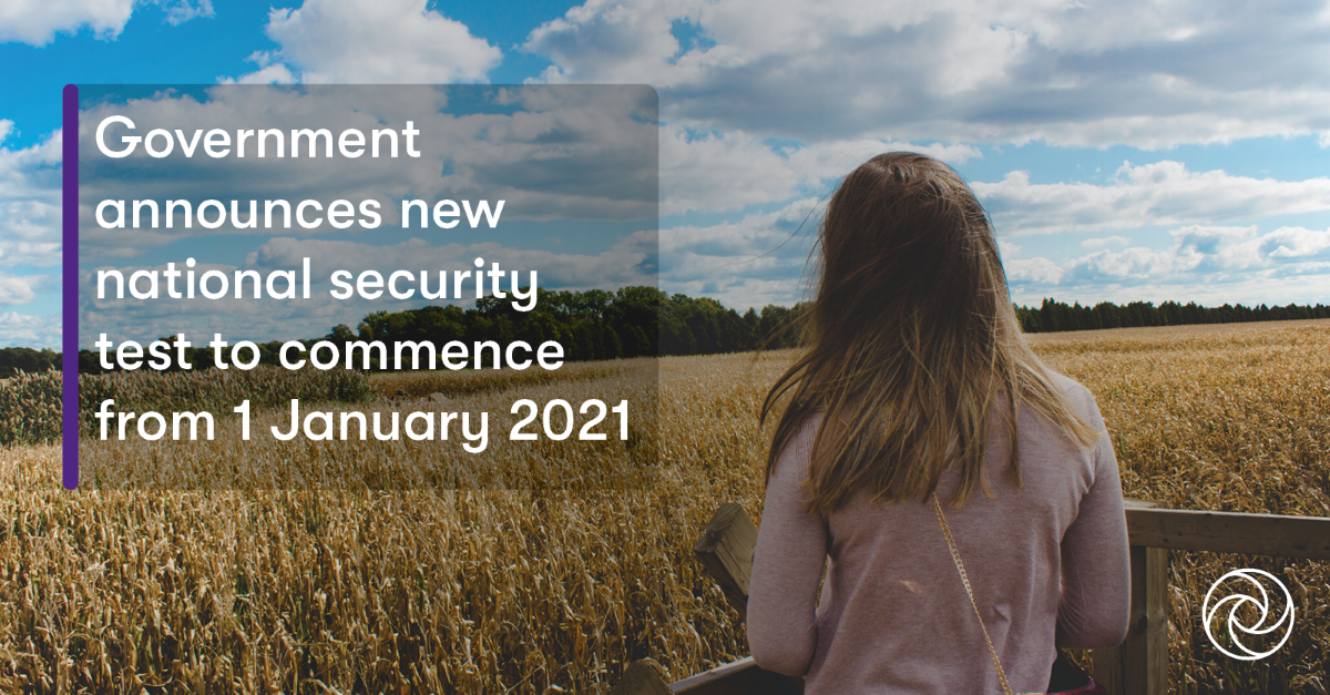 New national security test | Grant Thornton Australia